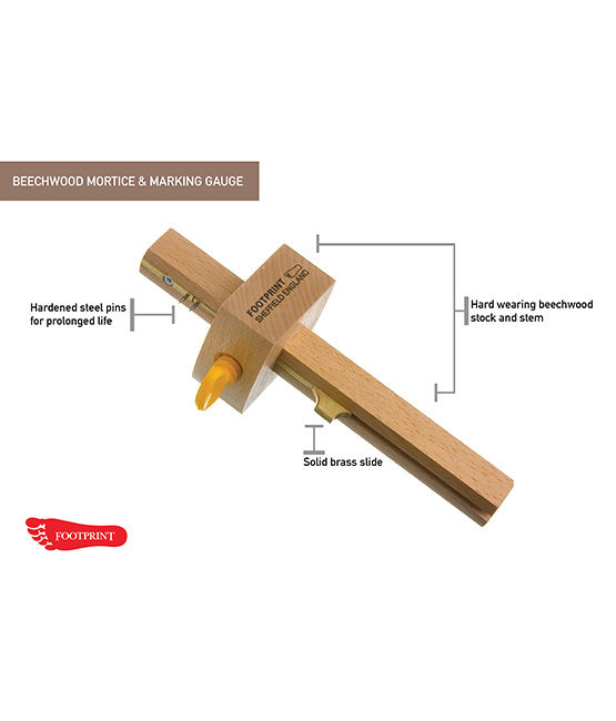 Mortice & Marking Gauge - Footprint Tools
