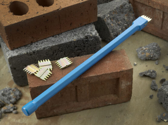 Long Scutch Chisel - Extra Long for hard to reach areas - Made in Britain
