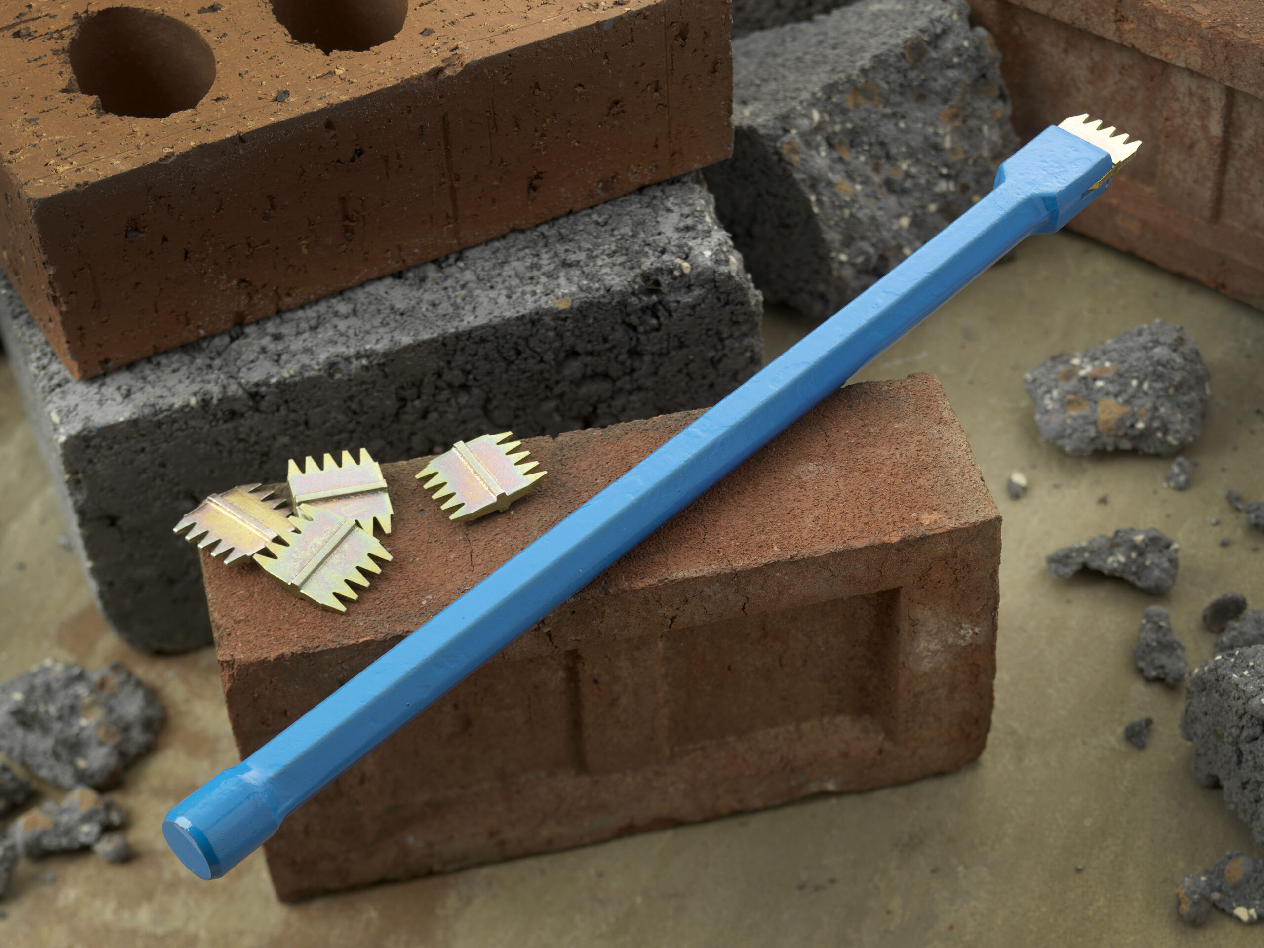 Long Scutch Chisel - Extra Long for hard to reach areas - Made in Britain